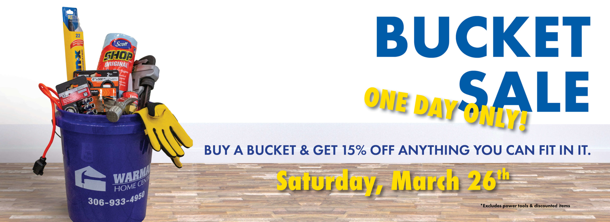 BUCKET SALE | Warman Home Centre