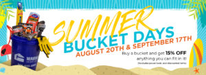 summer-bucket-promo | Warman Home Centre