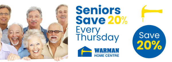 Seniors Day | Warman Home Centre